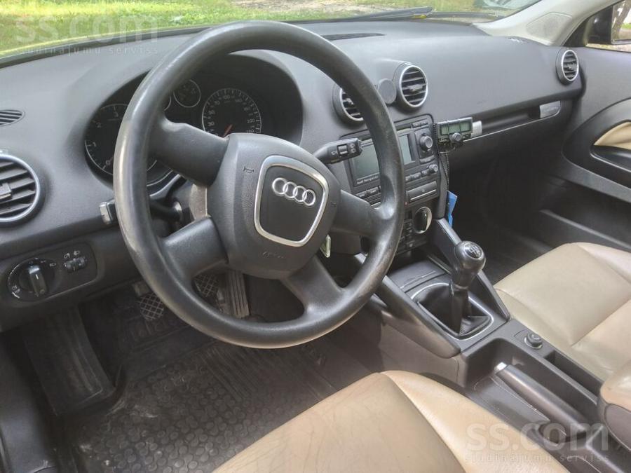 Melns Audi A3 2007 Rīga, ar dzinēja tilpumu 1.90 L un nobraukumu 353 tūkst. km par 2000 €, foto 9 vietnē AUTOMOTO.COM.LV