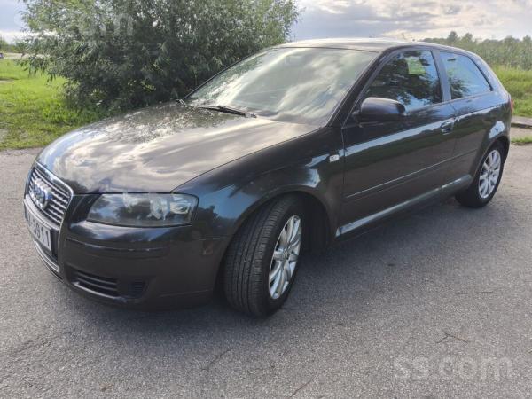 Black Audi A3 2007 in Riga, with an engine capacity of 1.90 L and mileage of 354 thousand km for 2090 €, photo 2 on AUTOMOTO.COM.LV