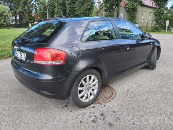 Black Audi A3 2007 in Riga, with an engine capacity of 1.90 L and mileage of 354 thousand km for 2090 €, photo 3 on AUTOMOTO.COM.LV