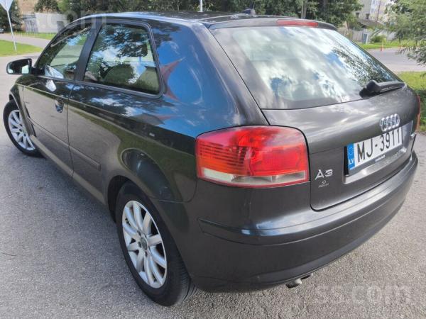 Black Audi A3 2007 in Riga, with an engine capacity of 1.90 L and mileage of 354 thousand km for 2090 €, photo 4 on AUTOMOTO.COM.LV