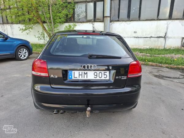 Черный Ауди А3 2007 в Арёгала, объемом двигателя 2.00 л и пробегом 270 тыс. км за 1750 €, фото 4 на AUTOMOTO.COM.LV