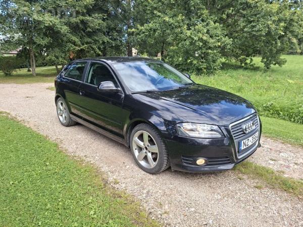 Black Audi A3 2008 in Tukums, with an engine capacity of 1.90 L and mileage of 386 thousand km for 3100 €, photo 5 on AUTOMOTO.COM.LV