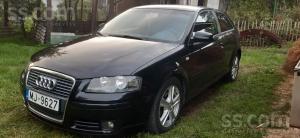 Melns Audi A3 2008 Daugavpils, ar dzinēja tilpumu 2.00 L un nobraukumu 250 tūkst. km par 3100 €, foto  vietnē AUTOMOTO.COM.LV