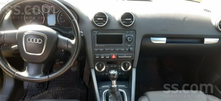 Melns Audi A3 2008 Daugavpils, ar dzinēja tilpumu 2.00 L un nobraukumu 250 tūkst. km par 3100 €, foto 16 vietnē AUTOMOTO.COM.LV