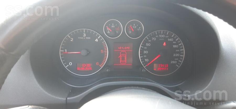 Melns Audi A3 2008 Daugavpils, ar dzinēja tilpumu 2.00 L un nobraukumu 250 tūkst. km par 3100 €, foto 20 vietnē AUTOMOTO.COM.LV