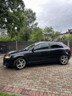 Black Audi A3 2009 in Riga, with an engine capacity of 1.80 L and mileage of 187 thousand km for 2995 €, photo 3 on AUTOMOTO.COM.LV