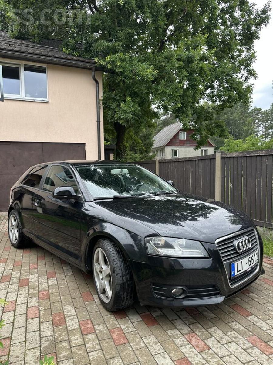 Black Audi A3 2009 in Riga, with an engine capacity of 1.80 L and mileage of 187 thousand km for 2995 €, photo 5 on AUTOMOTO.COM.LV