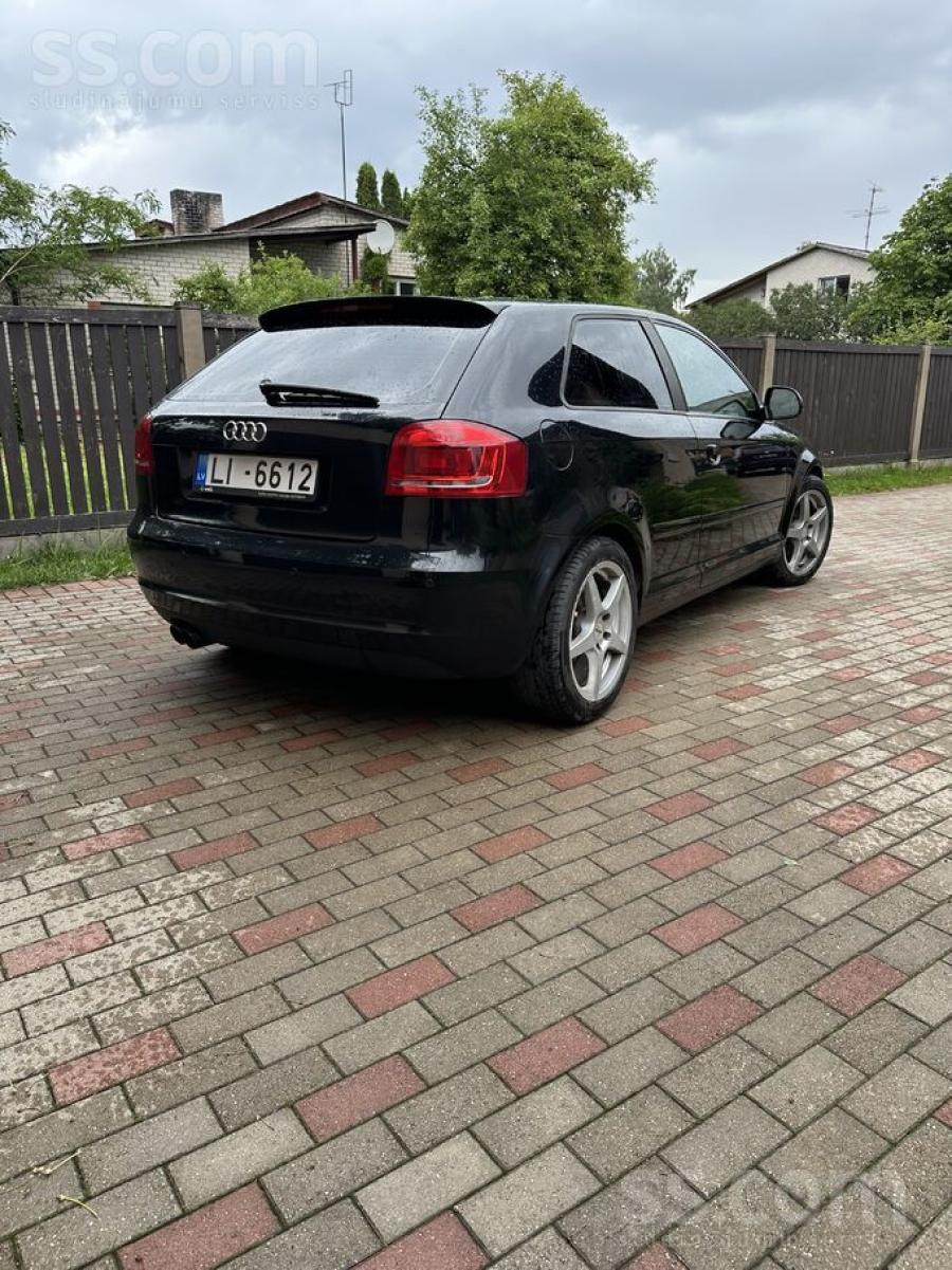 Black Audi A3 2009 in Riga, with an engine capacity of 1.80 L and mileage of 187 thousand km for 2995 €, photo 7 on AUTOMOTO.COM.LV
