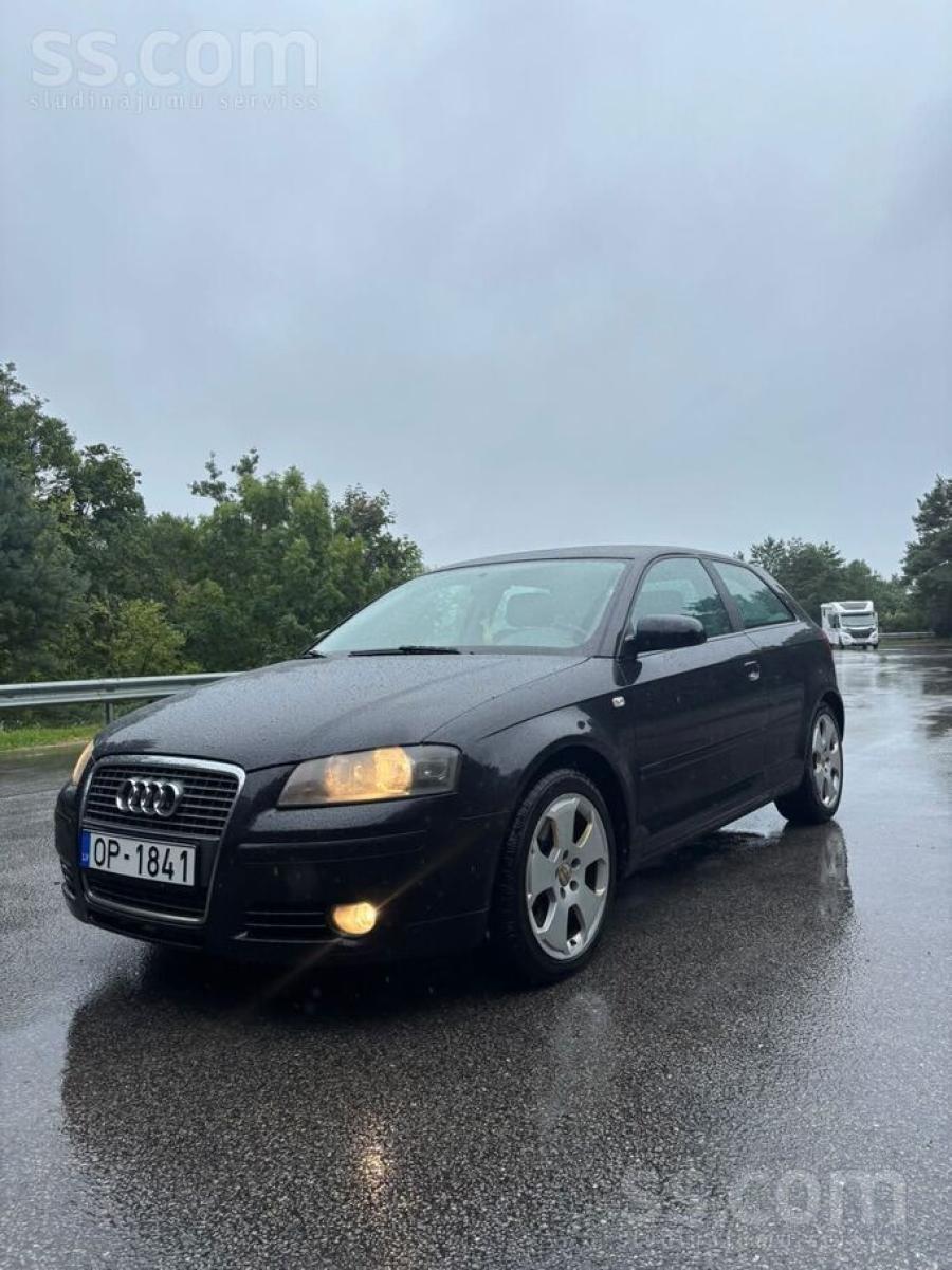 Black Audi A3 2009 in Limbazi, with an engine capacity of 2.00 L and mileage of 372 thousand km for 2600 €, photo 4 on AUTOMOTO.COM.LV