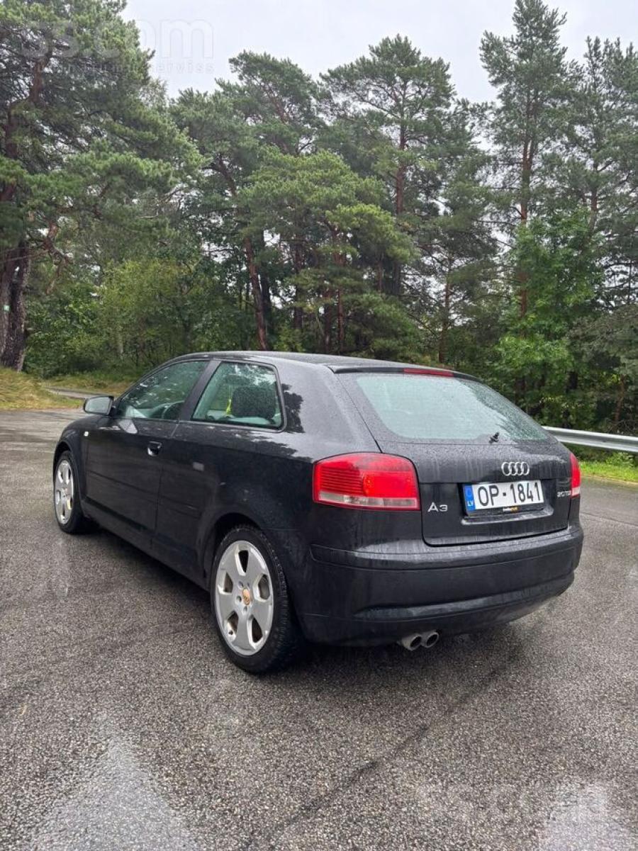 Black Audi A3 2009 in Limbazi, with an engine capacity of 2.00 L and mileage of 372 thousand km for 2600 €, photo 7 on AUTOMOTO.COM.LV