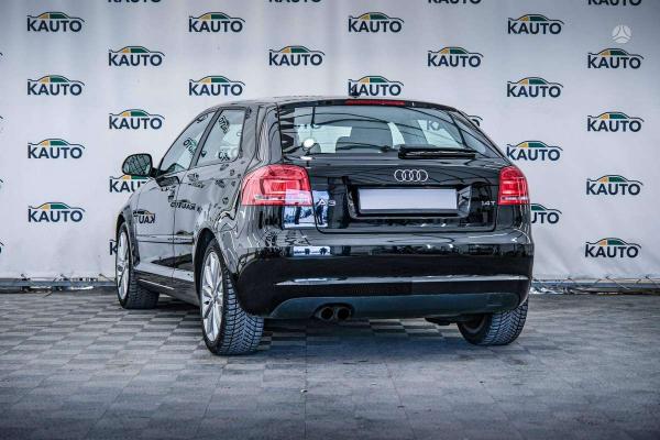 Black Audi A3 2010 in Kaunas, with an engine capacity of 1.40 L and mileage of 213 thousand km for 5890 €, photo 4 on AUTOMOTO.COM.LV