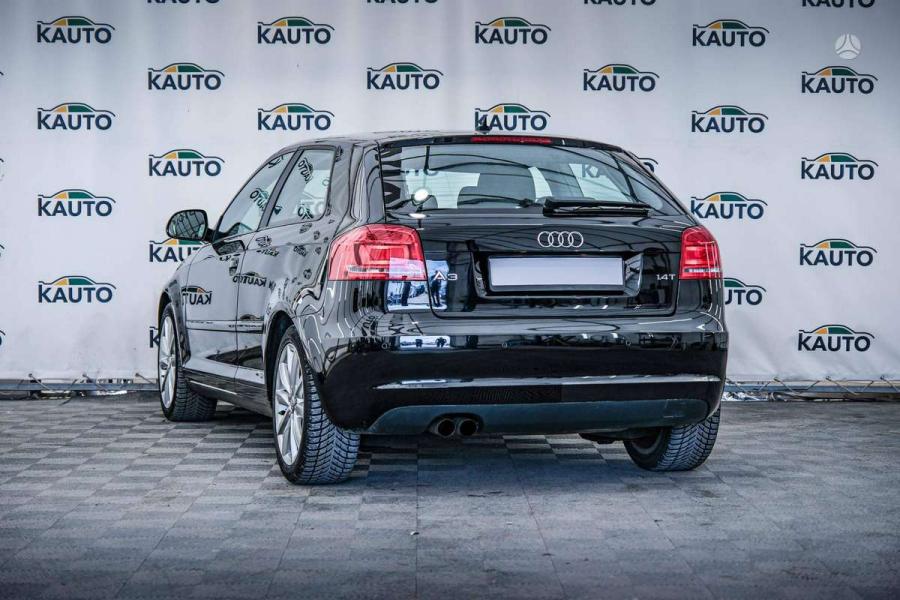 Black Audi A3 2010 in Kaunas, with an engine capacity of 1.40 L and mileage of 213 thousand km for 5890 €, photo 5 on AUTOMOTO.COM.LV