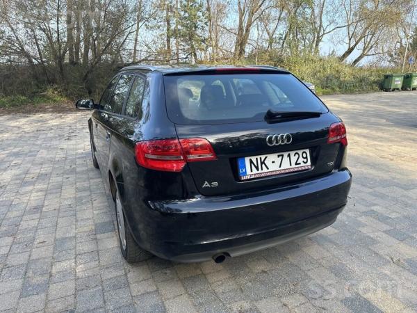Black Audi A3 2011 in Jurmala, with an engine capacity of 1.60 L and mileage of 271 thousand km for 4900 €, photo 4 on AUTOMOTO.COM.LV