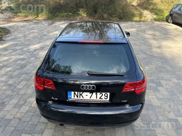 Black Audi A3 2011 in Jurmala, with an engine capacity of 1.60 L and mileage of 271 thousand km for 4900 €, photo 7 on AUTOMOTO.COM.LV