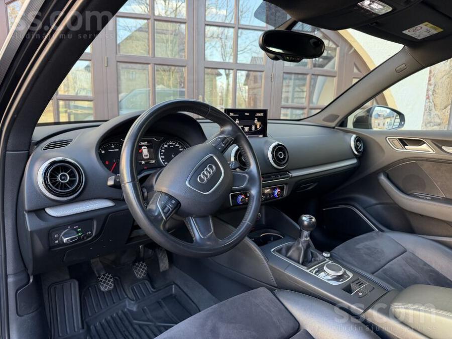 Melns Audi A3 2014 Gulbene, ar dzinēja tilpumu 1.60 L un nobraukumu 307 tūkst. km par 8100 €, foto 12 vietnē AUTOMOTO.COM.LV