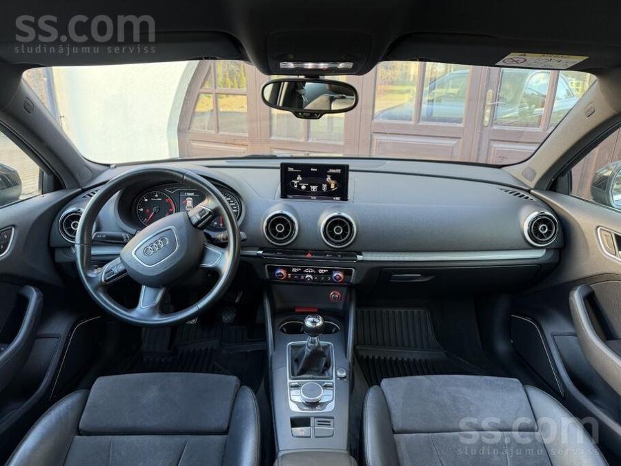 Melns Audi A3 2014 Gulbene, ar dzinēja tilpumu 1.60 L un nobraukumu 307 tūkst. km par 8100 €, foto 13 vietnē AUTOMOTO.COM.LV