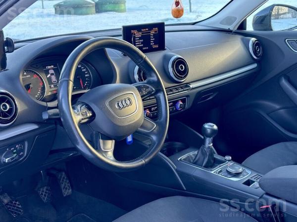 Melns Audi A3 2015 Rīga, ar dzinēja tilpumu 1.60 L un nobraukumu 229 tūkst. km par 5990 €, foto 8 vietnē AUTOMOTO.COM.LV