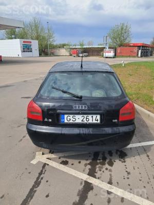 Черный Ауди А3 1997 в Рига, объемом двигателя 1.60 л и пробегом 290 тыс. км за 850 €, фото 3 на AUTOMOTO.COM.LV