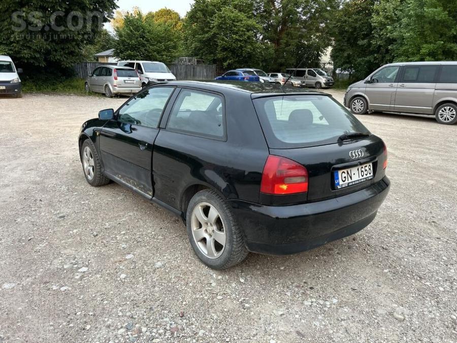 Melns Audi A3 1997 Liepāja, ar dzinēja tilpumu 1.80 L un nobraukumu 264 tūkst. km par 750 €, foto 4 vietnē AUTOMOTO.COM.LV