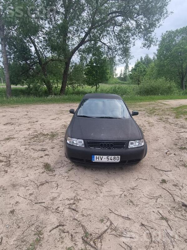 Black Audi A3 1998 in Aluksne, with an engine capacity of 1.90 L and mileage of 520 thousand km for 750 €, photo 1 on AUTOMOTO.COM.LV