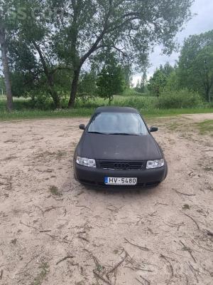 Melns Audi A3 1998 Alūksne, ar dzinēja tilpumu 1.90 L un nobraukumu 520 tūkst. km par 750 €, foto  vietnē AUTOMOTO.COM.LV