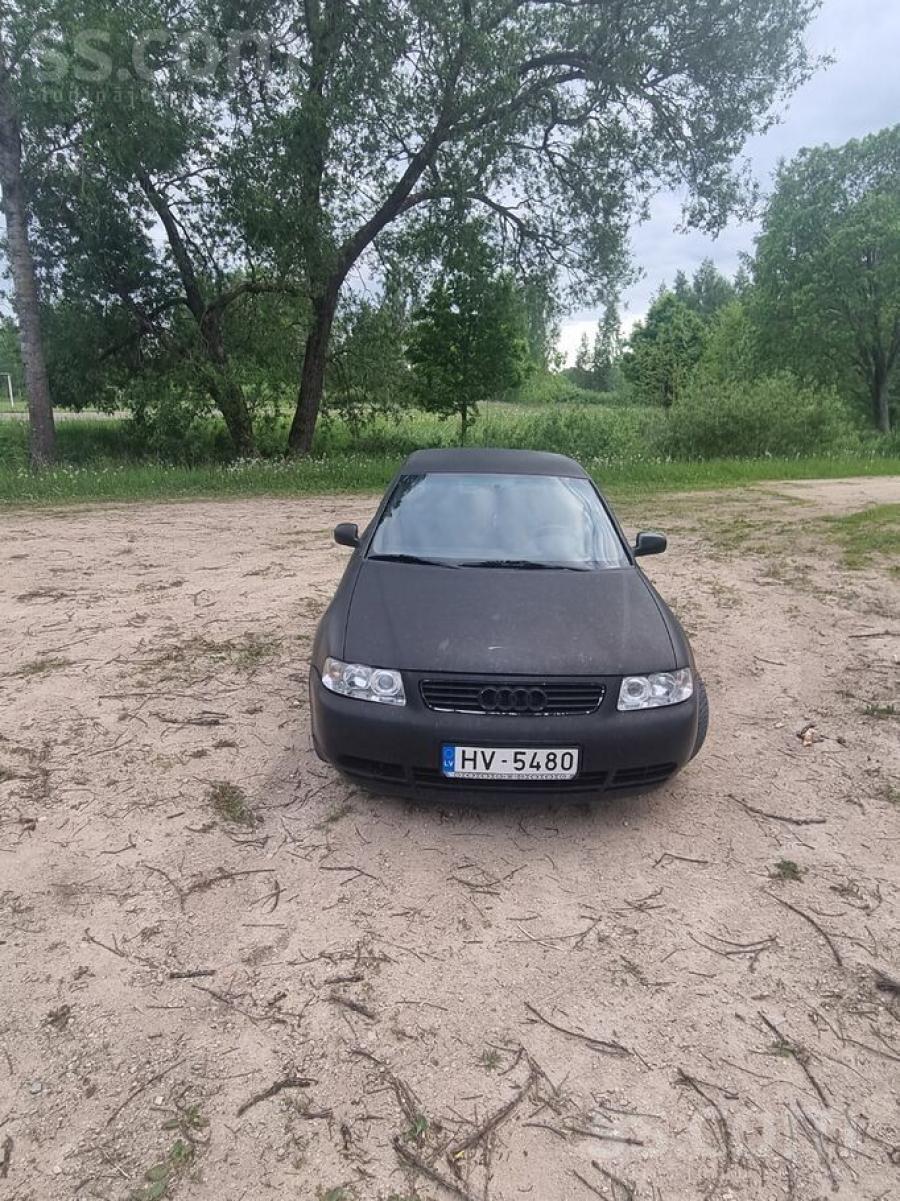 Melns Audi A3 1998 Alūksne, ar dzinēja tilpumu 1.90 L un nobraukumu 520 tūkst. km par 750 €, foto 1 vietnē AUTOMOTO.COM.LV