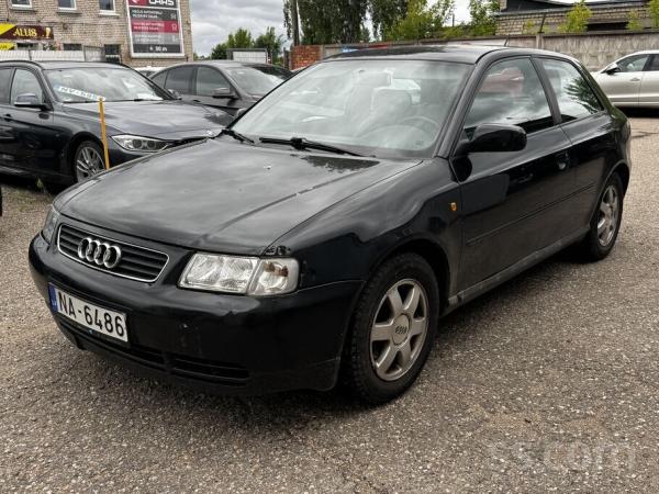 Black Audi A3 1998 in Daugavpils, with an engine capacity of 1.80 L and mileage of 0 thousand km for 890 €, photo 3 on AUTOMOTO.COM.LV