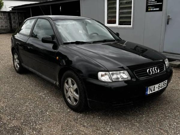 Melns Audi A3 1998 Daugavpils, ar dzinēja tilpumu 1.80 L un nobraukumu 252 tūkst. km par 890 €, foto 1 vietnē AUTOMOTO.COM.LV