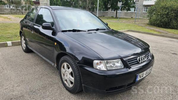 Melns Audi A3 1998 Daugavpils, ar dzinēja tilpumu 1.80 L un nobraukumu 251 tūkst. km par 850 €, foto 1 vietnē AUTOMOTO.COM.LV
