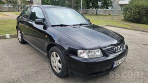 Melns Audi A3 1998 Daugavpils, ar dzinēja tilpumu 1.80 L un nobraukumu 251 tūkst. km par 850 €, foto  vietnē AUTOMOTO.COM.LV
