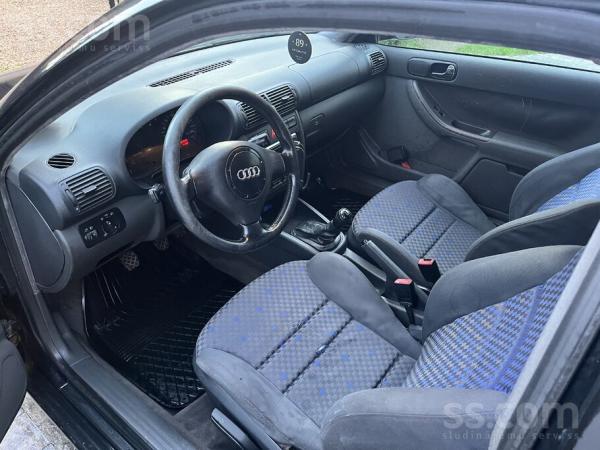 Black Audi A3 1998 in Ogre, with an engine capacity of 1.90 L and mileage of 424 thousand km for 1160 €, photo 5 on AUTOMOTO.COM.LV
