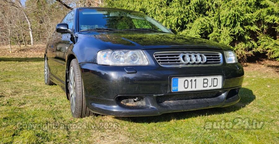 Black Audi A3 1999 in Tallinn, with an engine capacity of 1.80 L and mileage of 327 thousand km for 3600 €, photo 2 on AUTOMOTO.COM.LV