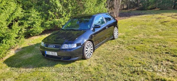 Black Audi A3 1999 in Tallinn, with an engine capacity of 1.80 L and mileage of 327 thousand km for 3600 €, photo 6 on AUTOMOTO.COM.LV