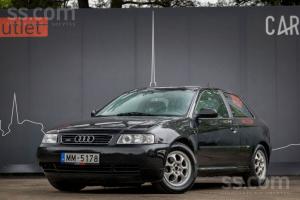 Melns Audi A3 1999 Rīga, ar dzinēja tilpumu 1.90 L un nobraukumu 370 tūkst. km par 490 €, foto  vietnē AUTOMOTO.COM.LV