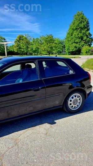Melns Audi A3 1999 Kuldīga, ar dzinēja tilpumu 1.90 L un nobraukumu 275 tūkst. km par 1250 €, foto  vietnē AUTOMOTO.COM.LV