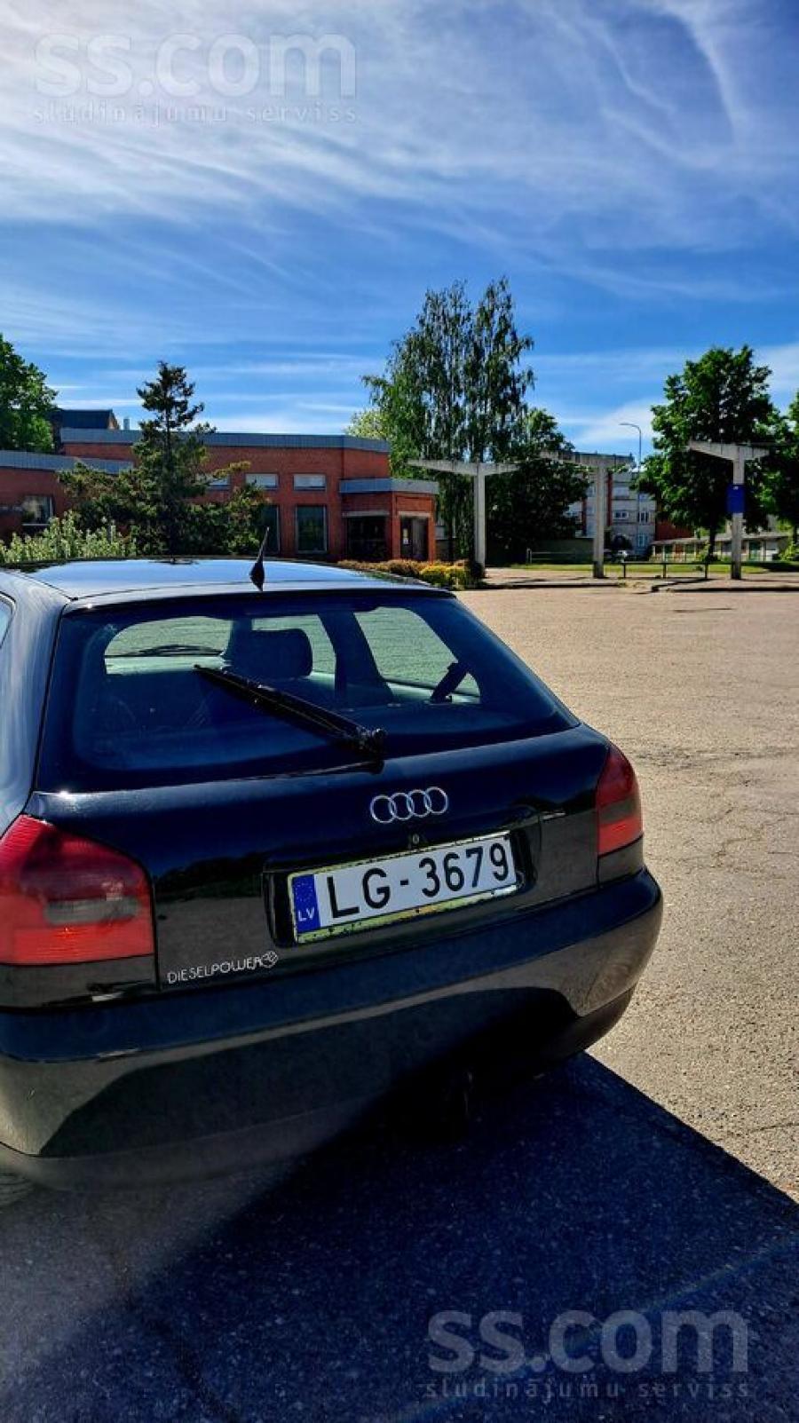 Черный Ауди А3 1999 в Кулдига, объемом двигателя 1.90 л и пробегом 275 тыс. км за 1250 €, фото 7 на AUTOMOTO.COM.LV
