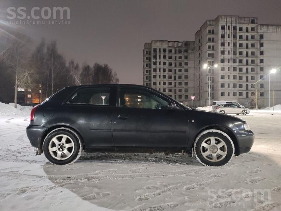 Черный Ауди А3 1999 в Елгава, объемом двигателя 1.90 л и пробегом 460 тыс. км за 550 €, фото 1 на AUTOMOTO.COM.LV