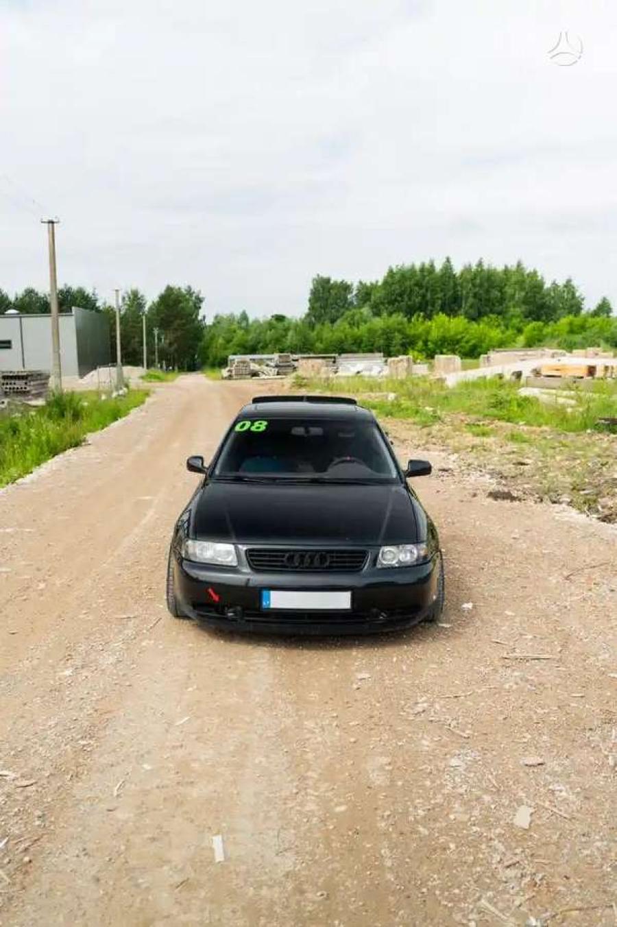 Black Audi A3 1999 in Panevezys, with an engine capacity of 1.78 L and mileage of 240 thousand km for 3400 €, photo 4 on AUTOMOTO.COM.LV