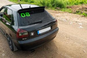 Black Audi A3 1999 in Panevezys, with an engine capacity of 1.78 L and mileage of 240 thousand km for 3400 €, photo 11 on AUTOMOTO.COM.LV