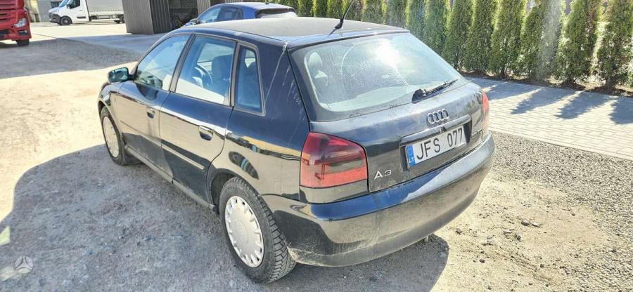 Melns Audi A3 1999 Viļņa, ar dzinēja tilpumu 1.90 L un nobraukumu 220 tūkst. km par 200 €, foto 4 vietnē AUTOMOTO.COM.LV