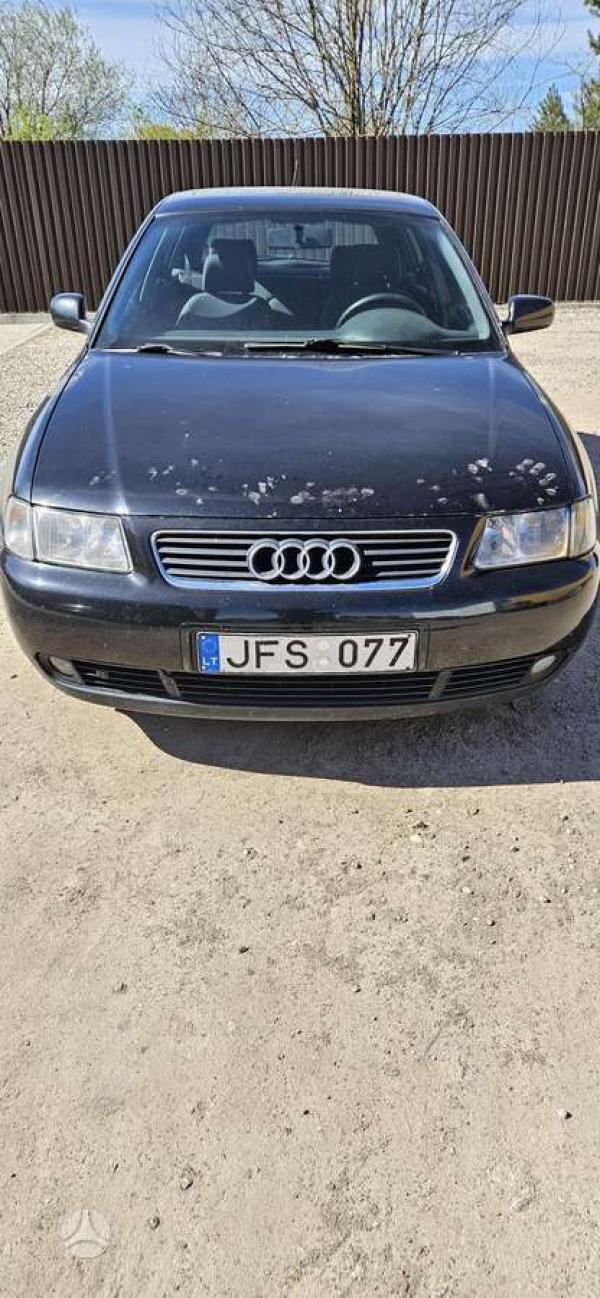 Black Audi A3 1999 in Vilnius, with an engine capacity of 1.90 L and mileage of 220 thousand km for 200 €, photo 8 on AUTOMOTO.COM.LV