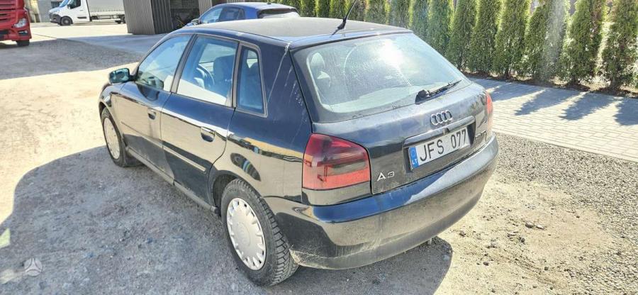 Melns Audi A3 1999 Viļņa, ar dzinēja tilpumu 1.90 L un nobraukumu 220 tūkst. km par 199 €, foto 4 vietnē AUTOMOTO.COM.LV