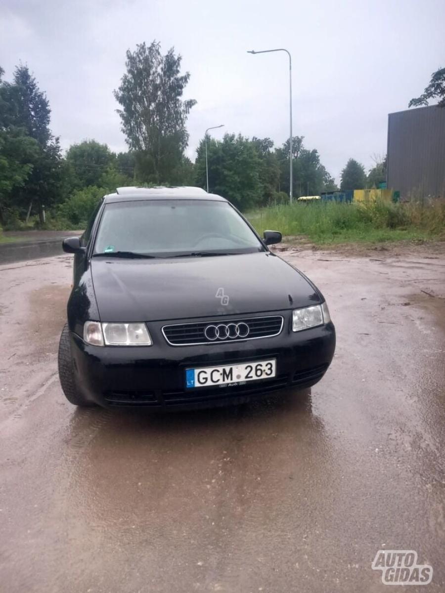 Melns Audi A3 1999 Naujoji Akmenė, ar dzinēja tilpumu 1.80 L un nobraukumu 300 tūkst. km par 750 €, foto 1 vietnē AUTOMOTO.COM.LV