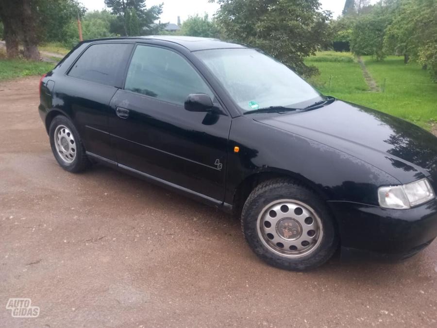Melns Audi A3 1999 Naujoji Akmenė, ar dzinēja tilpumu 1.80 L un nobraukumu 300 tūkst. km par 750 €, foto 3 vietnē AUTOMOTO.COM.LV