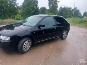 Melns Audi A3 1999 Naujoji Akmenė, ar dzinēja tilpumu 1.80 L un nobraukumu 300 tūkst. km par 750 €, foto 4 vietnē AUTOMOTO.COM.LV