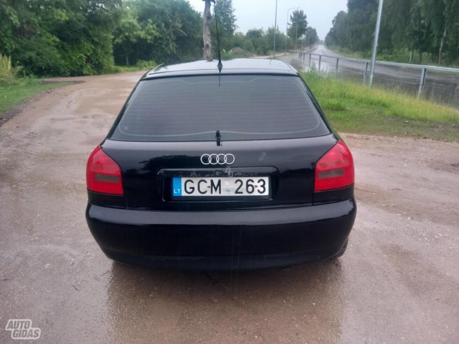 Melns Audi A3 1999 Naujoji Akmenė, ar dzinēja tilpumu 1.80 L un nobraukumu 300 tūkst. km par 750 €, foto 6 vietnē AUTOMOTO.COM.LV