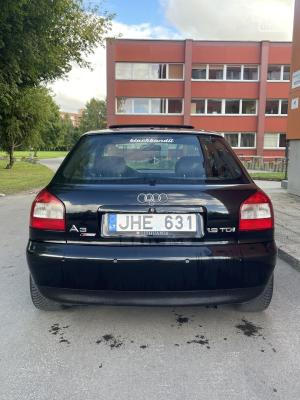 Melns Audi A3 1999 Klaipėda, ar dzinēja tilpumu 1.90 L un nobraukumu 341 tūkst. km par 1300 €, foto 8 vietnē AUTOMOTO.COM.LV