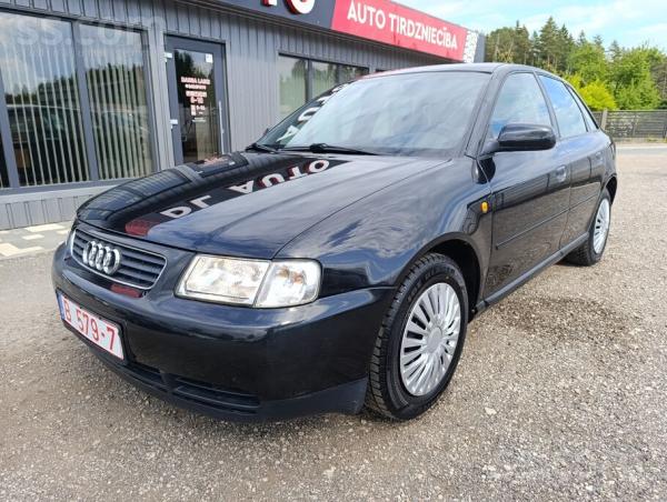 Melns Audi A3 2000 Valmiera, ar dzinēja tilpumu 1.60 L un nobraukumu 212 tūkst. km par 1250 €, foto 1 vietnē AUTOMOTO.COM.LV
