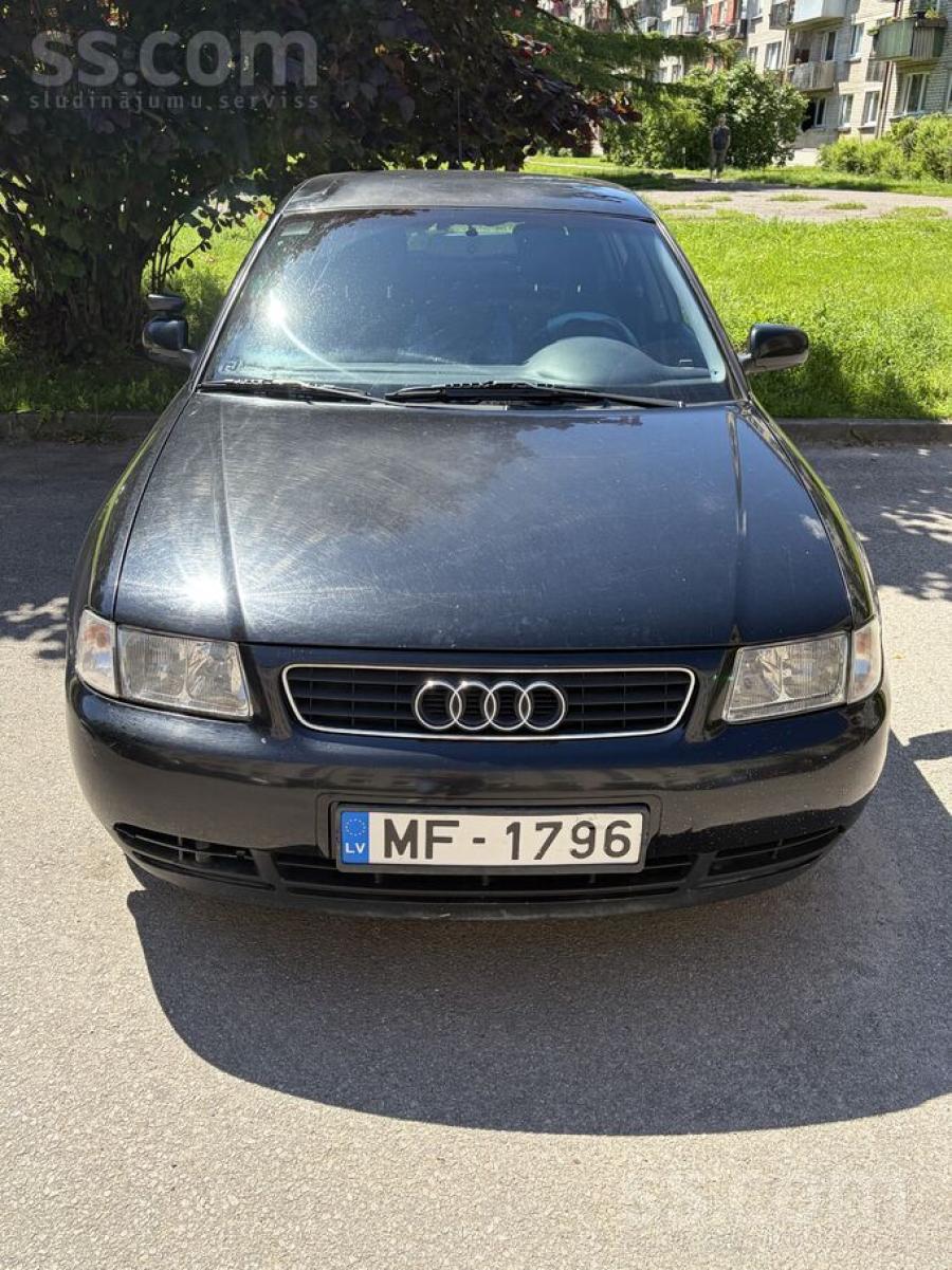 Black Audi A3 2000 in Riga, with an engine capacity of 1.90 L and mileage of 305 thousand km for 1600 €, photo 1 on AUTOMOTO.COM.LV