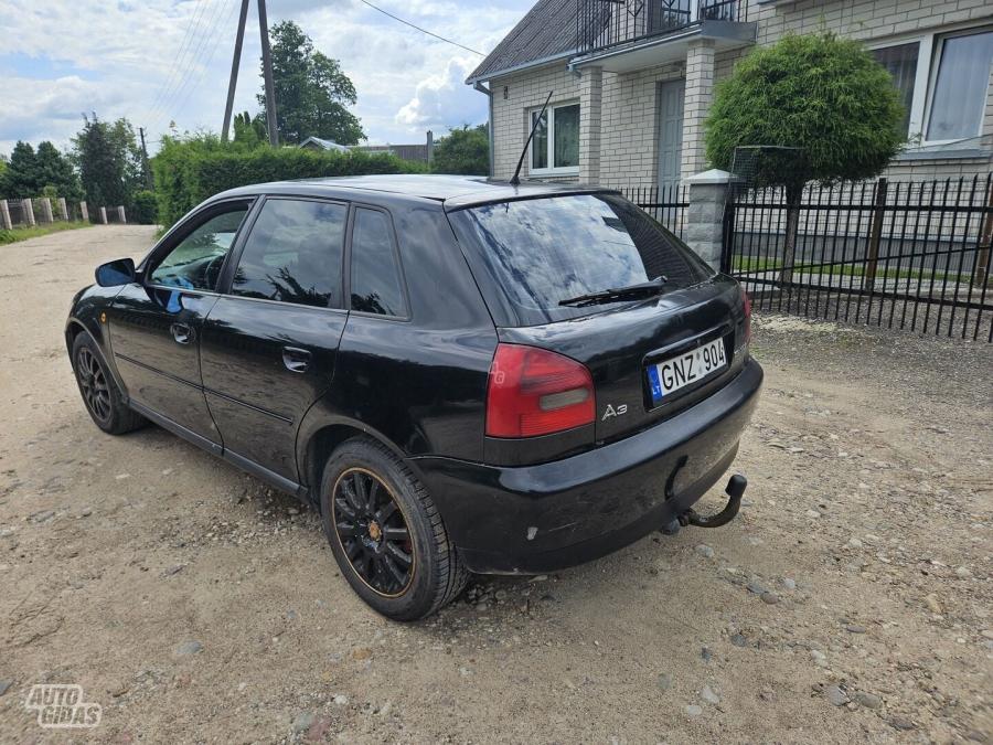 Black Audi A3 2000 in Prienai, with an engine capacity of 1.90 L and mileage of 390 thousand km for 850 €, photo 9 on AUTOMOTO.COM.LV
